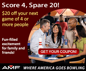 *HOT* AMF Bowling $20 Off Coupon (Hurry-- Limited Number of Coupons ...
