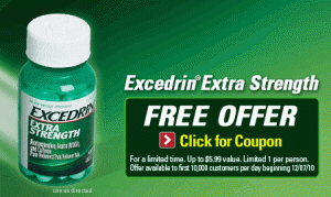 FREE Excedrin Extra Strength (New Offer!)