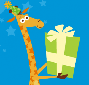 Geoffrey's Birthday Club = FREE Treats for Kids