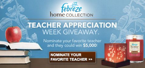 FREE Febreze Home Collection Fresheners for You and Your Favorite Teacher