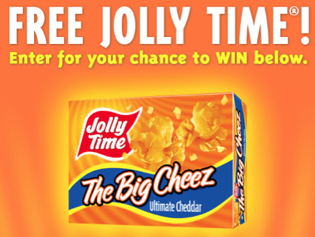 Jolly Time Popcorn Sweepstakes = FREE Popcorn (100 Winners Daily ...