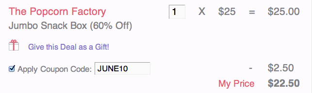 Popcorn Factory: Jumbo Snack Box Only $22.50 Shipped (Regularly $62!)