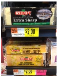 Walmart: Cabot Cheese Bars Only $1.25 Each