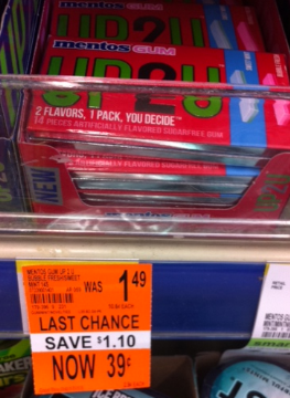 Walgreens: FREE Mentos UP2U Gum?!