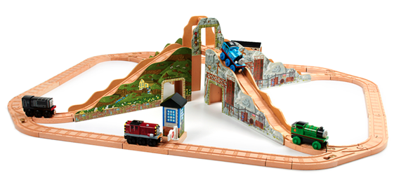 Kids.Woot!: Thomas & Friends 40-Piece Wooden Train Set Only $84.99 ...