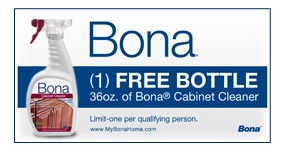 Free Full-Size Bona Cabinet Cleaner ($8.49 Value!) + Free Shipping When ...