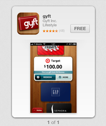 Gyft App: Possible FREE $5 GAP Holiday Gift for Members (Valid In Store ...