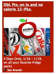 My Coke Rewards: Double Points On Low and No Calorie 12 Packs (Through ...
