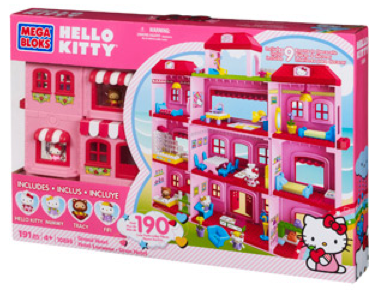 Walmart.com: Mega Bloks Hello Kitty Grand Hotel Play Set Only $25 ...