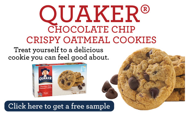Commissary Shoppers Only: FREE Quaker Chocolate Chip Crispy Oatmeal ...