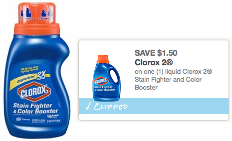 High Value $1.50/1 ANY Clorox 2 Stain Fighter & Color Booster Coupon ...