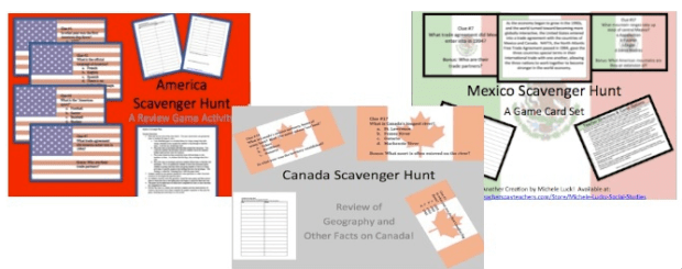 Educents: Free Social Studies Scavenger Hunt Set Download ($13.80 Value ...