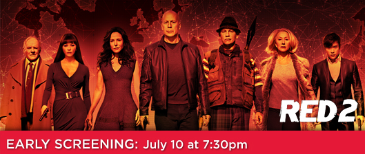FREE Advanced Screening of Red 2 (Select Cities Only)
