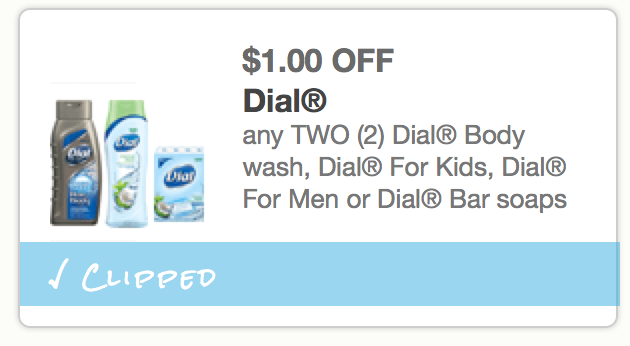 New $1/2 Dial Body Wash or Bar Soap Coupon = Great Deals at Walmart and ...