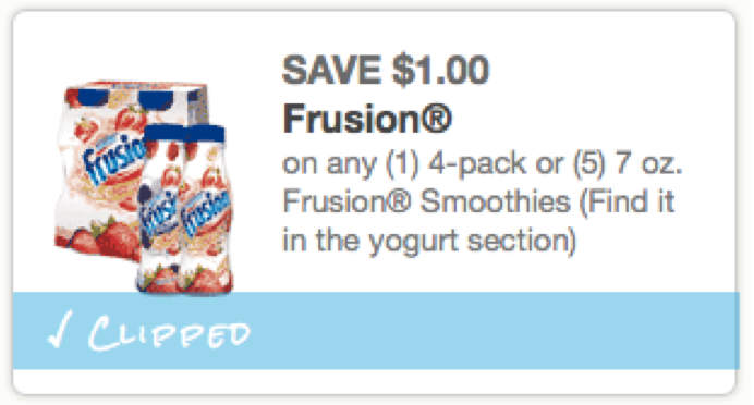 Rare $1/1 Frusion Smoothies Coupon + Try Me FREE Mail-in Rebate = 4 ...