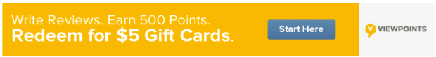 Viewpoints Rewards Program: Write Reviews, Earn Points, & Redeem for $5 ...