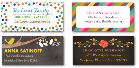 TinyPrints.com: FREE 24 ct Personalized Address Labels (Just Pay $3.50 ...