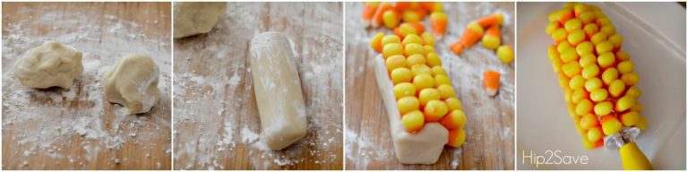 Candy Corn on the Cob (Love This!)