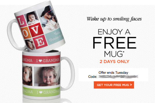 Shutterfly: Possible FREE Photo Mug - Just Pay Shipping (Check Your Inbox!)