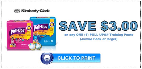 High Value $3/1 Pull-Ups Training Pants Jumbo Pack Coupon = Great Deal ...