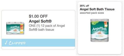 Target: Angel Soft Bath Tissue Only 32¢ Per Double Roll
