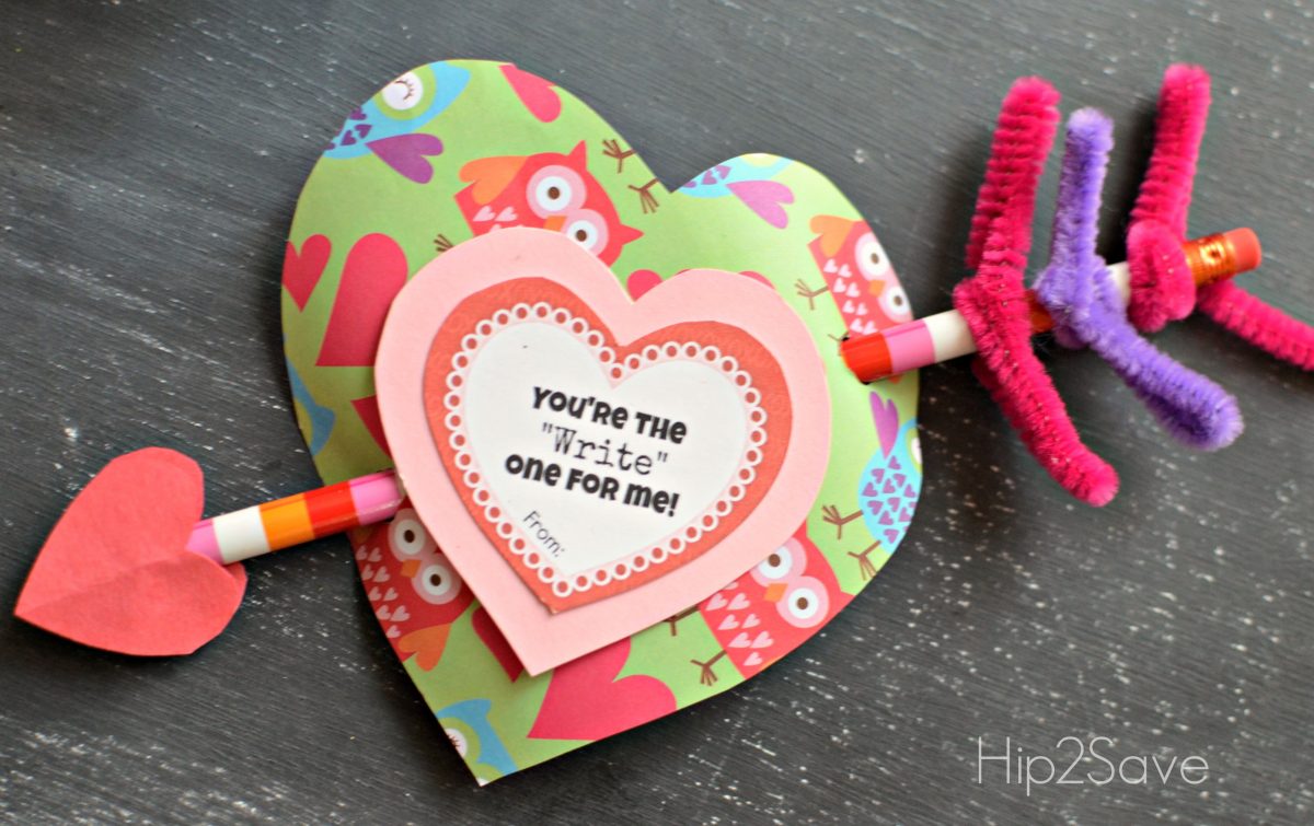 Glow Stick & Pencil Valentine Ideas (+ Free Printables)