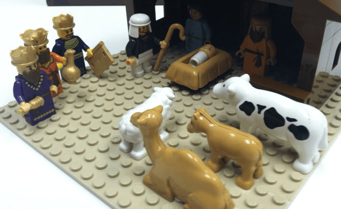 FamilyChristian.com: Trinity Toyz Nativity Building Block Set Only $14. ...