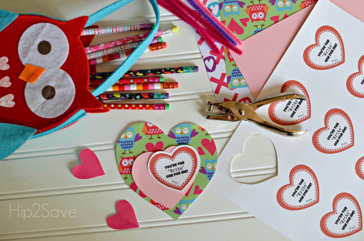 Glow Stick & Pencil Valentine Ideas (+ Free Printables)