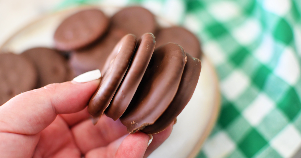 Homemade Thin Mints Copycat Recipe - Only 4 Ingredients!