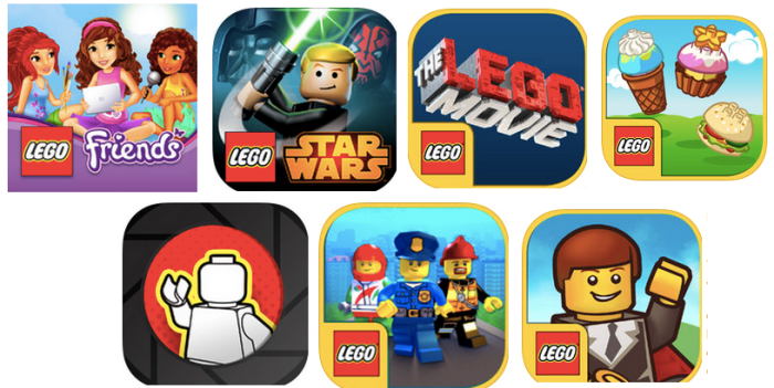 SmartAppsForKids.com: 38 Free LEGO Apps (iTunes)