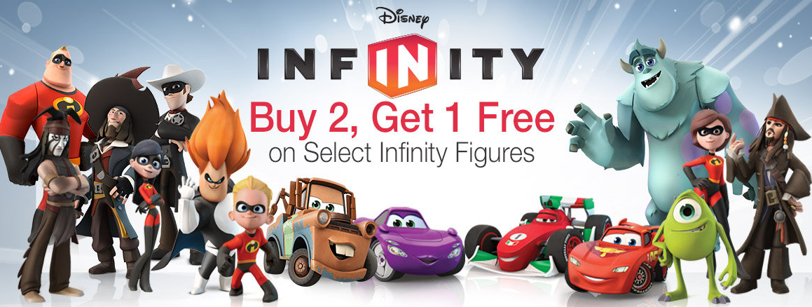 Amazon: Buy 2 Disney Infinity Figures, Get 1 FREE