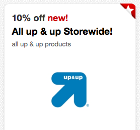 Target: 10% Off Up & Up Products Cartwheel Savings Offer (Limit Of 50 ...