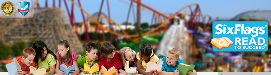 Six Flags Read to Succeed: FREE Six Flags Ticket when Your Child Reads ...