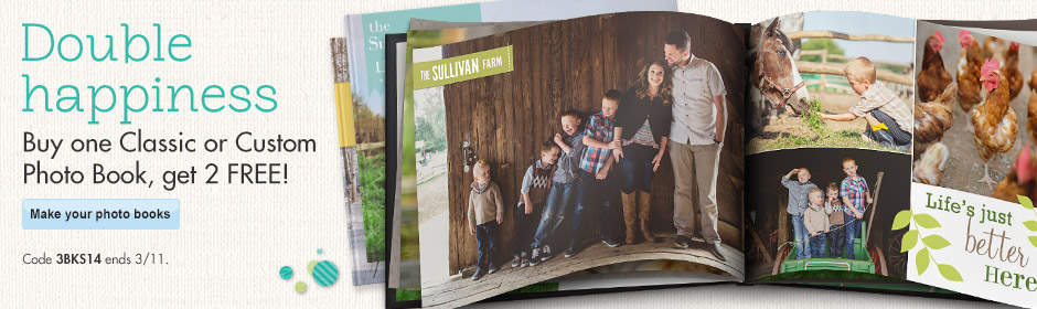 Snapfish: Score 2 FREE Classic or Custom Photo Books with Purchase of a ...