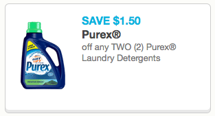 New $1.50/2 Purex Laundry Detergent Coupon = Only $1.35 at CVS ...
