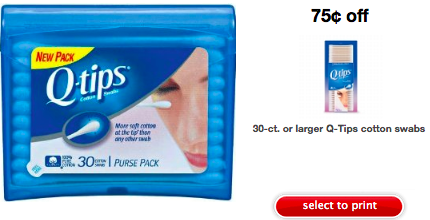 Target: Q-Tips 30-Count Purse Pack Only $0.22