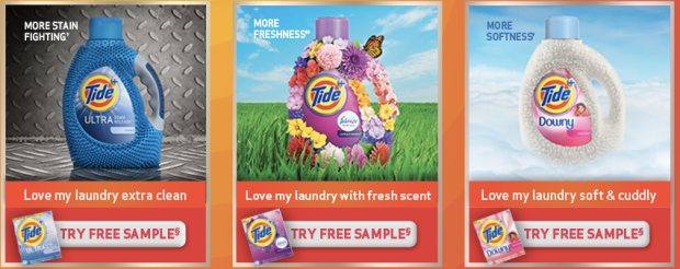 FREE Tide+ Collection Mini Laundry Detergent Sample