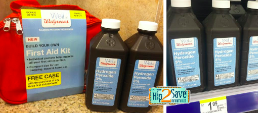 Walgreens: Two Bottles of Hydrogen Peroxide AND First Aid Bag Only $1. ...