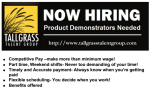 Tallgrass Talent Group Job Opportunity: Product Demonstrators Needed to ...