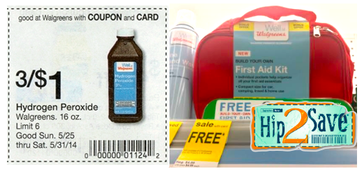 Walgreens: Two Bottles of Store Brand Hydrogen Peroxide AND First Aid ...