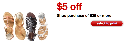 Target: Up to 70% Off Clearance Shoes + $5 Off $25 Shoe Purchase Coupon ...