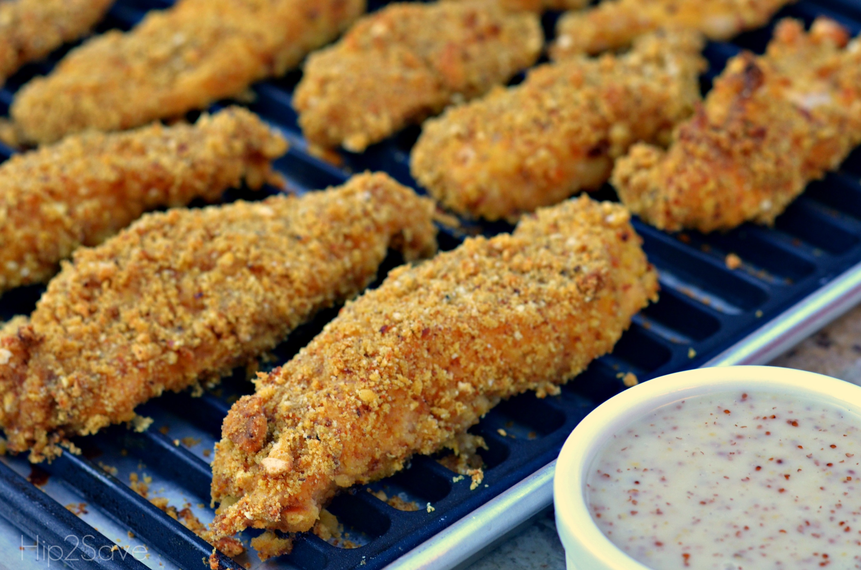 Honey Mustard Chicken Tenders Only 3 Ingredients Hip2Save Honey Mustard Chicken Tenders Only 3 Ingredients Hip2Save