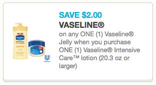 High Value $2/1 Vaseline Coupons + Target Scenario