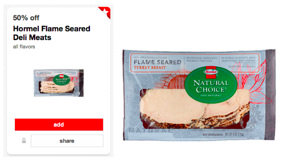 Target: High Value 50% Off Hormel Deli Meats Cartwheel Offer
