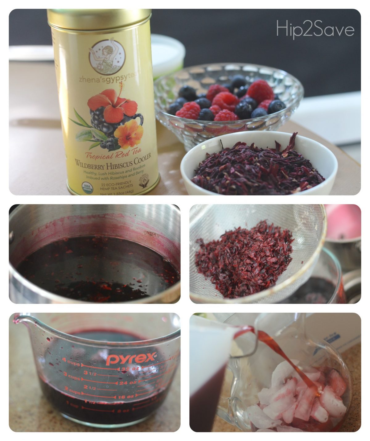 Very Berry Hibiscus Tea Refresher - Hip2Save