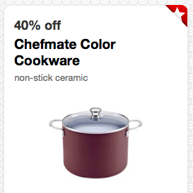 Target: New 40% Off Chefmate Color Cookware Cartwheel Offer = Fry Pans ...