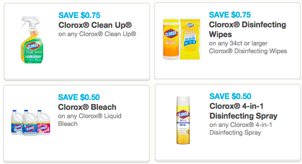 $2.50 Worth Of New Clorox Coupons = Great Deals at Walgreens & Target ...