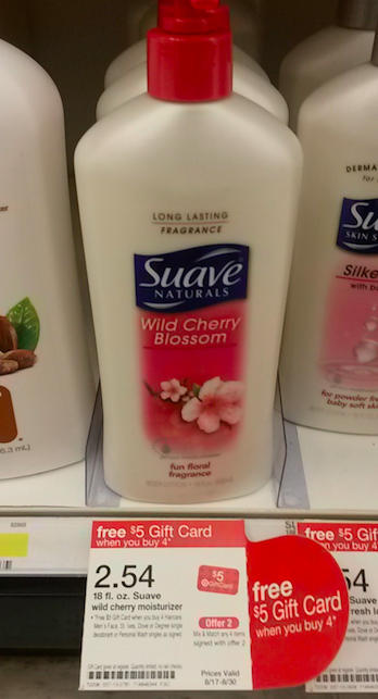Target: Suave Lotions Only 4¢ (After Gift Card)