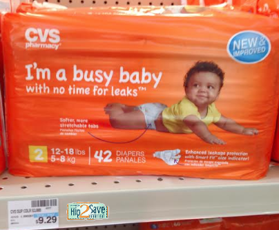 CVS Brand Jumbo Pack Diapers $3.99 (Starting 8/31)