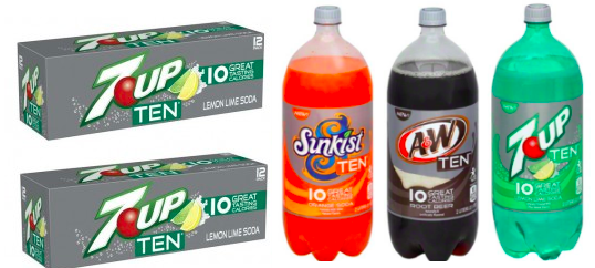 Target: TEN Soda 2-Liters Only $0.75 and 12-Packs Only $2.37 (Through 9/20)